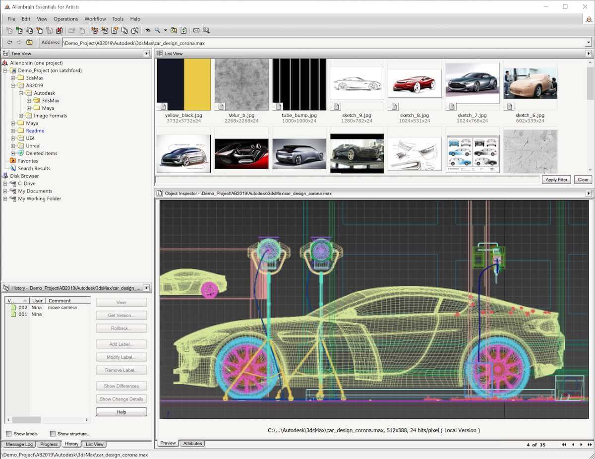 Alienbrain - Features