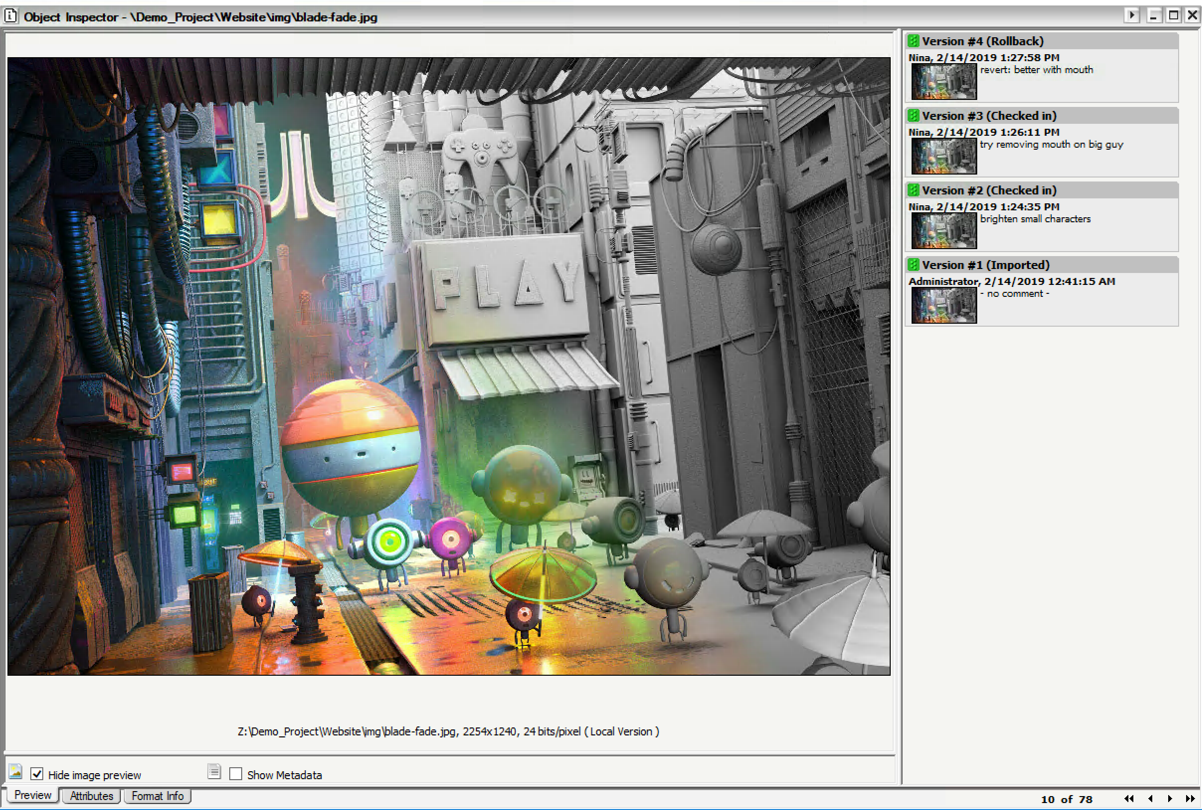 Alienbrain - Features