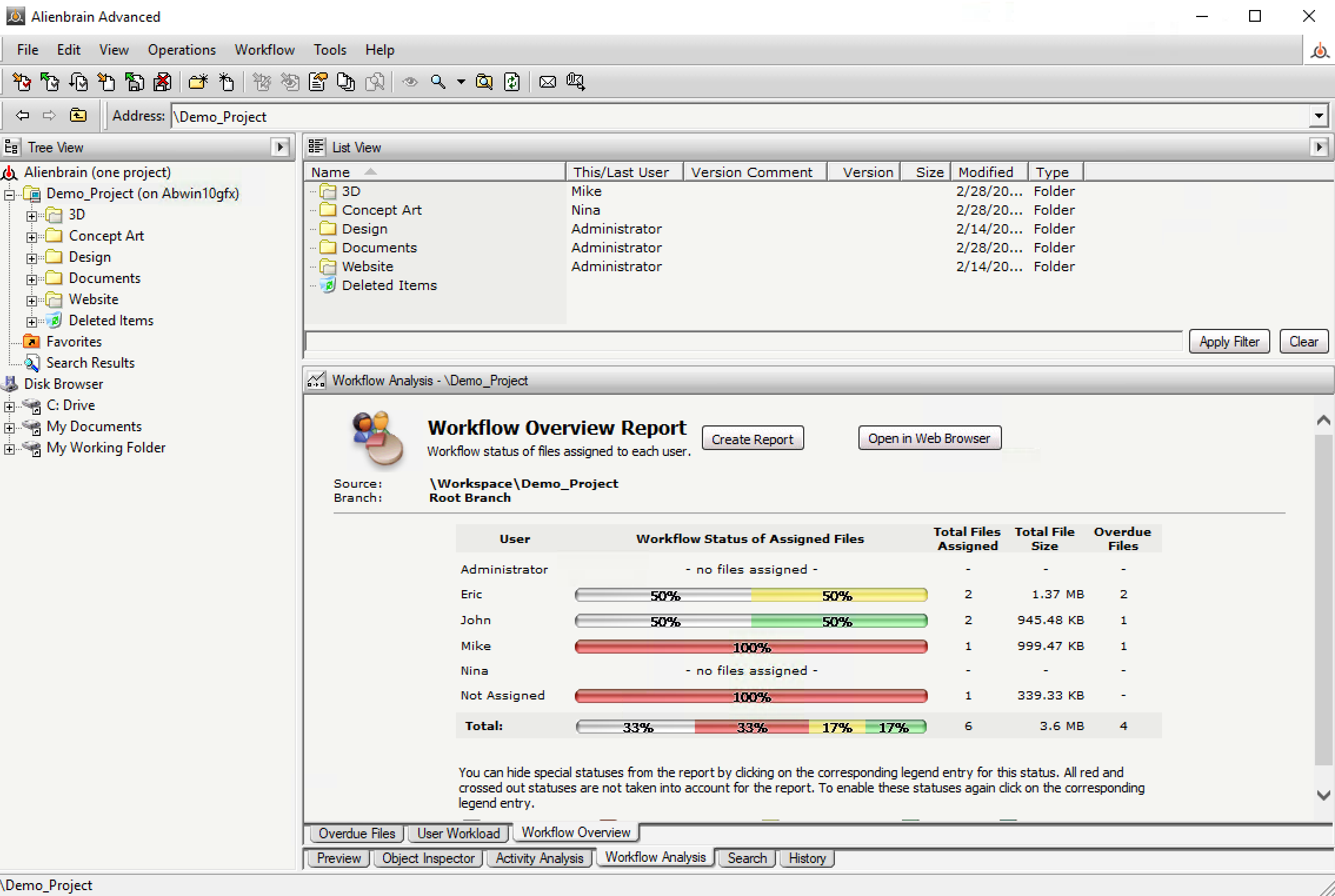 Alienbrain - Features